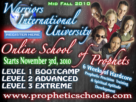 Top Rated ONLINE School of Prophets & Prophetic Activations